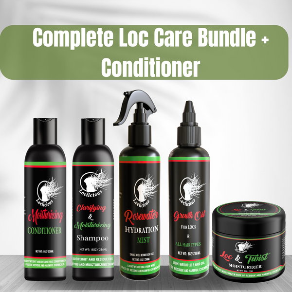 Complete Loc Care: Shampoo, Moisturizer, Oil, Rose Mist & Conditioner ...